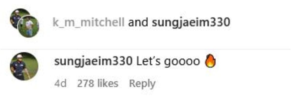 Sungjae Im’s adorable request to partner with Keith Mitchell in next ...