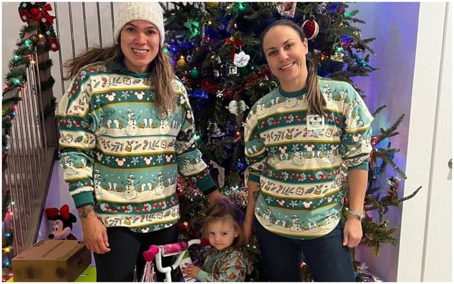 Amanda Nunes vs. Julianna Pena 3: PHOTO: Amanda Nunes and partner Nina ...