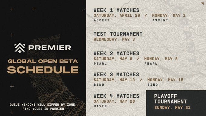 Valorant Premier Open Beta: Full schedule, format, and more