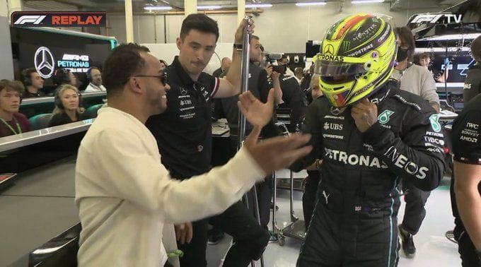What disability does Lewis Hamilton’s brother Nicolas suffer from?