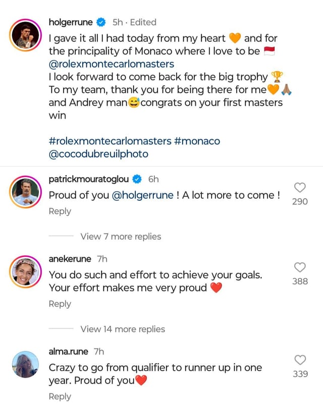 Holger Rune's mother Aneke and sister Alma celebrate his rapid rise ...