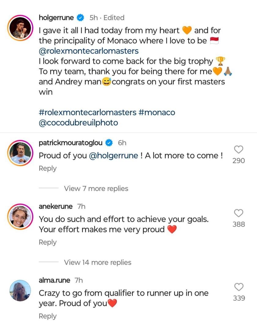 Holger Rune's mother Aneke and sister Alma celebrate his rapid rise ...