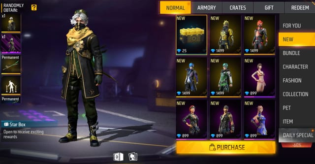 New Special Star Box in Free Fire MAX: Get Timbered Blooms Bundle ...