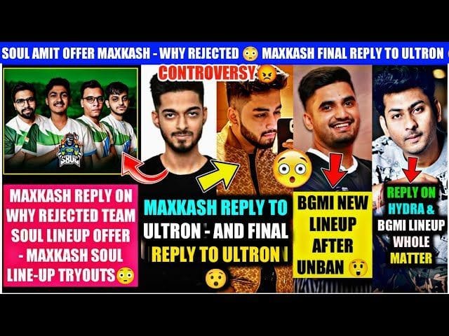 "I don't know if you can call it an offer": Amit comments on giving BGMI star Maxkash an offer ...