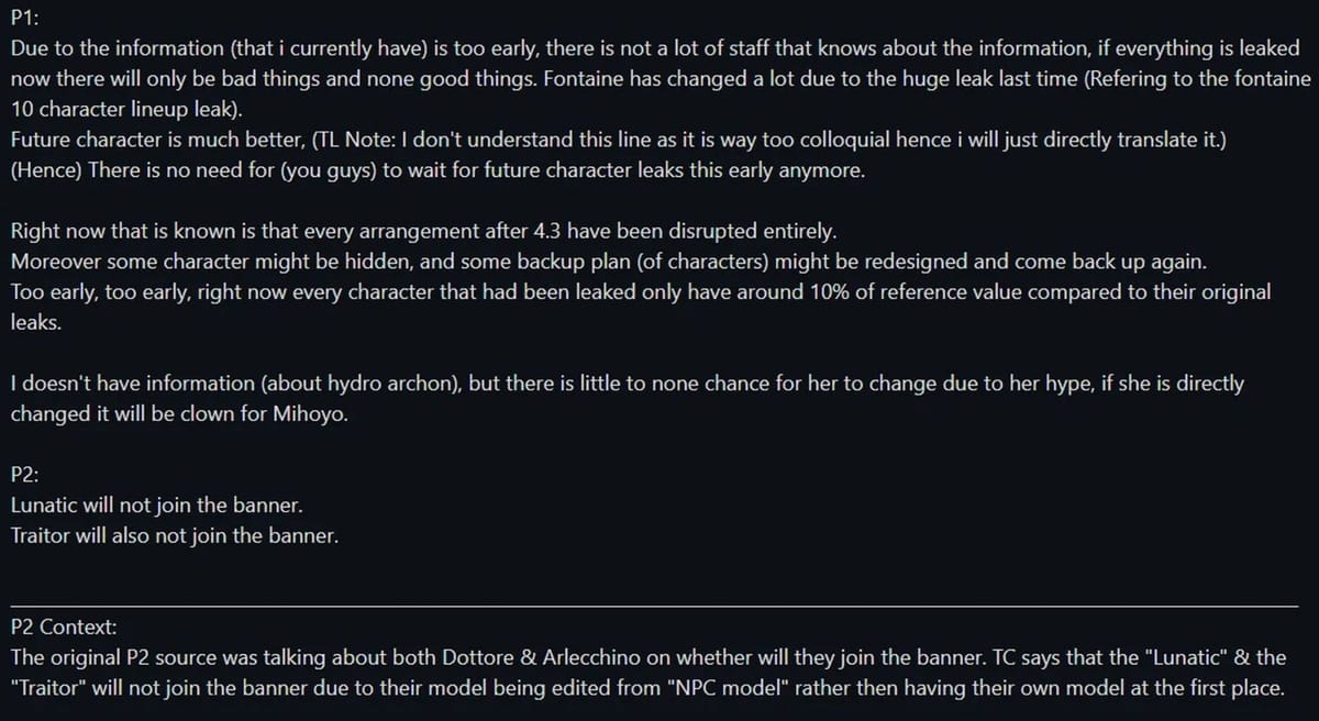 Genshin Impact leaks: Next playable Fatui Harbingers to be released in ...