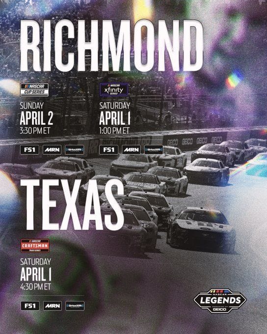 NASCAR Saturday schedule: Here’s what today’s lineup looks like