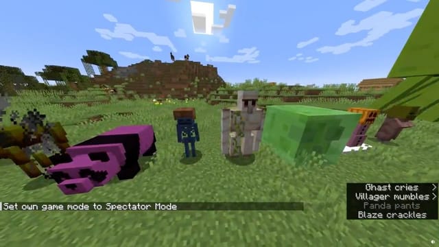 Minecraft April Fools' Day snapshot adds popular jeb effect for every mob