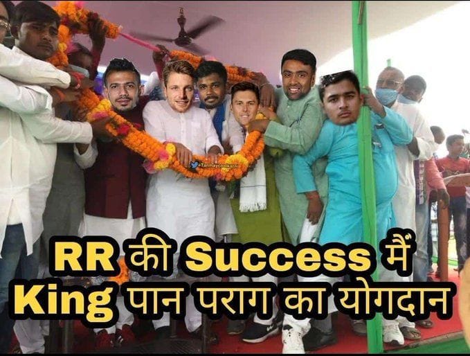 "RR will never win with those Padikkal and Parag" - Fans erupt as RR ...