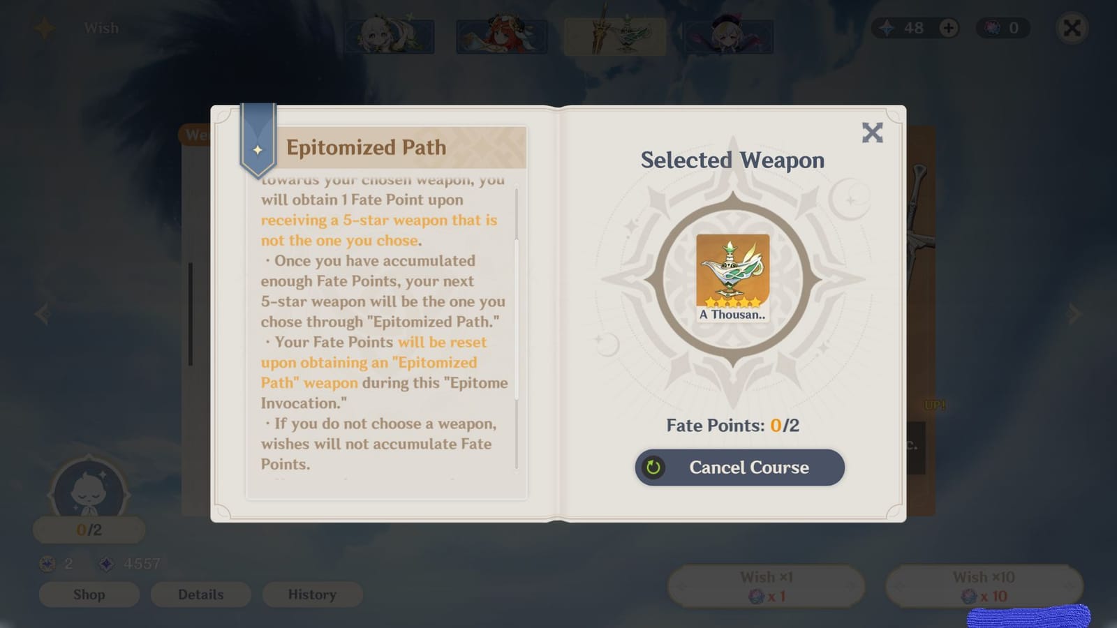 How to get fate points in Genshin Impact: Complete weapon banner pity guide