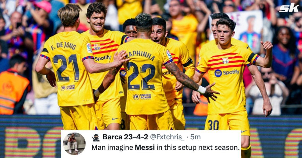 "Imagine Messi in this setup next season" - Twitter explodes as ...