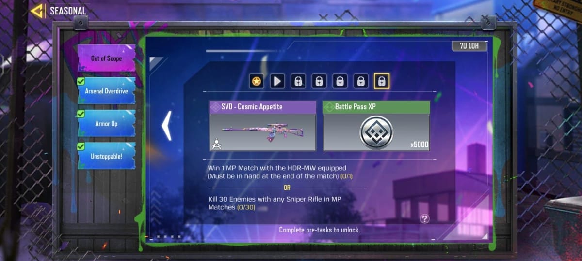 Call of Duty Mobile Out of Scope event: Epic SVD blueprint, Silver ...