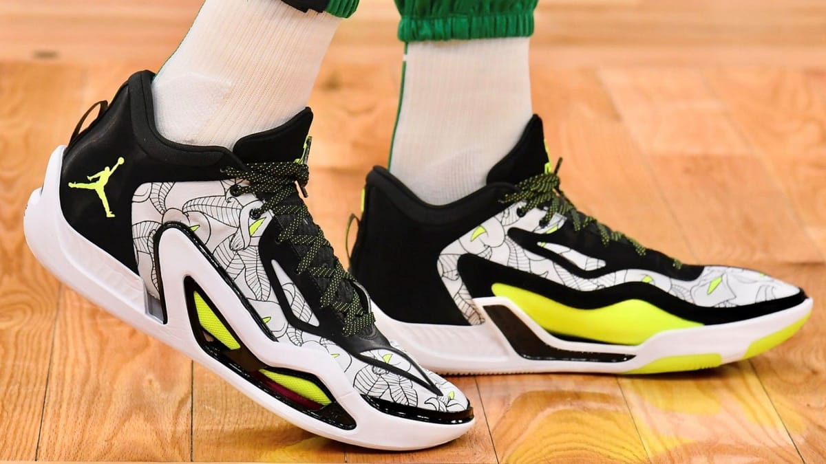 A closer look at Jayson Tatum's latest Jordan sneakers