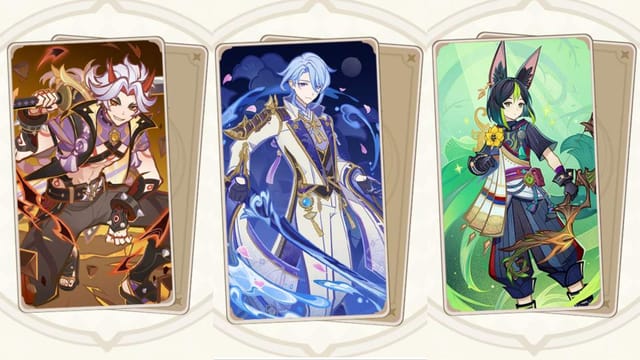 Genshin Impact 3.6 TCG update: Ayato, Tighnari, and Itto character ...