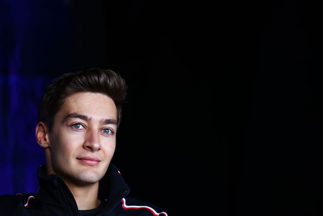 Tennis titan Novak Djokovic interacts with George Russell and reveals ...