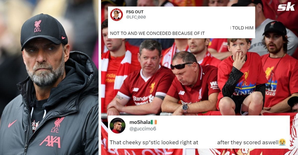 “We conceded because of it”, “Actually hilarious” – Liverpool fans slam ...