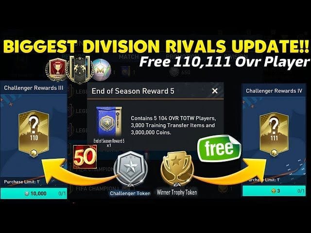 FIFA Mobile Division Rivals VS Attack mode: Rewards breakdown, how to ...
