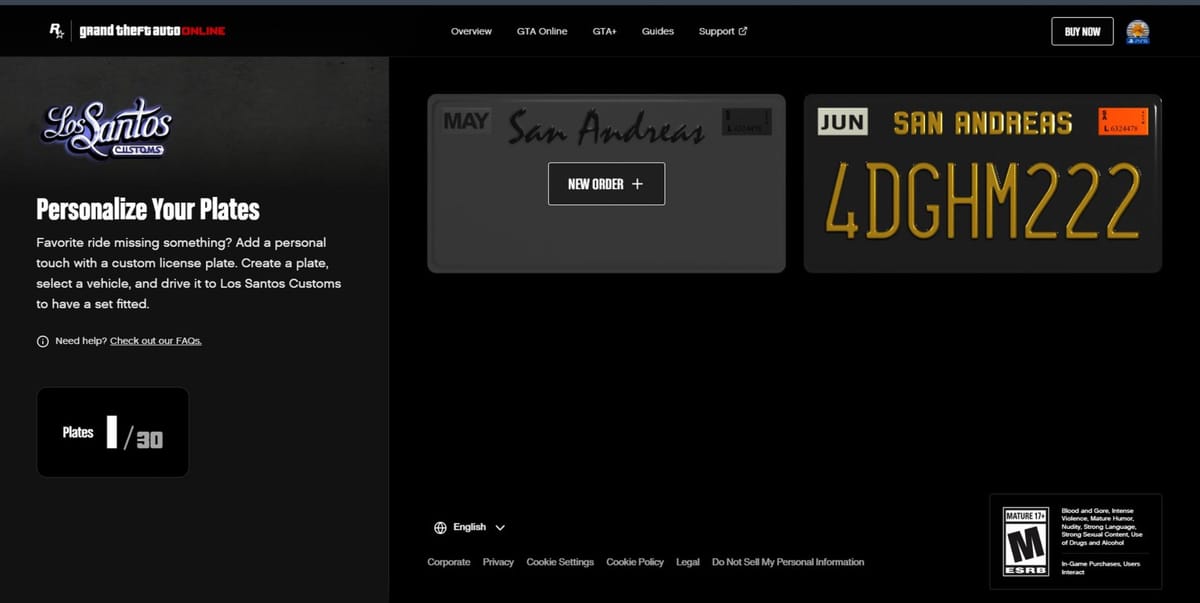 GTA Online Custom License Plate Creator is finally out: Link, how to ...