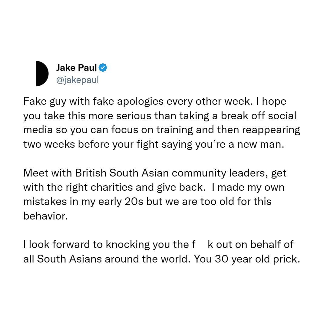 "Remember when Nate Diaz saw KSI at Mis**ts 4?" - Jake Paul deletes ...