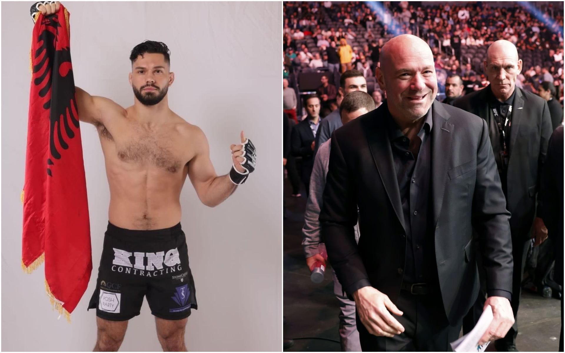 UFC 288 cancelled fight: Albanian fighter calls out Dana White after ...