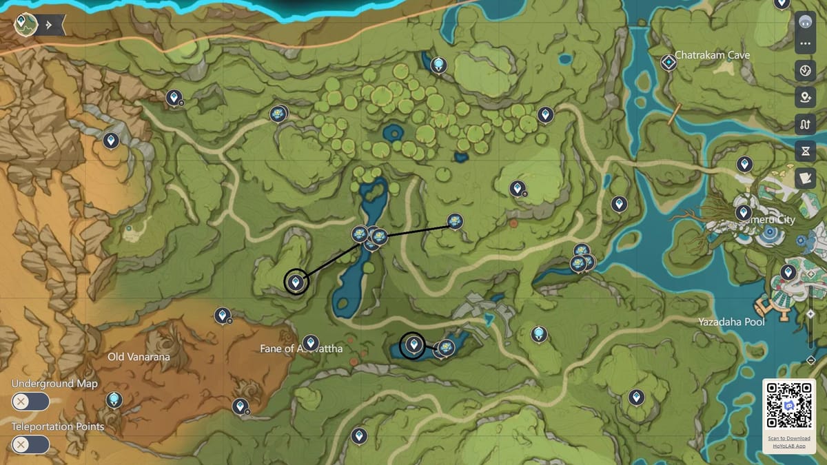 Genshin Impact Kalpalata lotus locations with the quickest farming routes