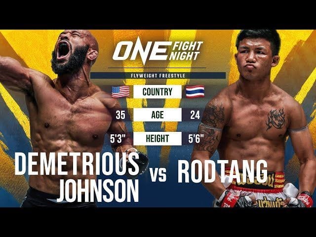 Rodtang: Look back at the historic match between legends Demetrious ...