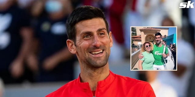 Novak Djokovic adorably sways around with fan while conveying birthday ...