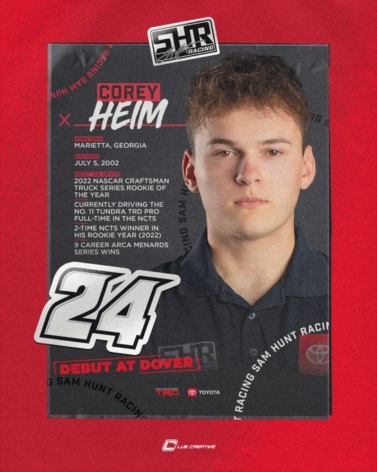 NASCAR Truck Series’ rookie of the year to make Xfinity Series debut