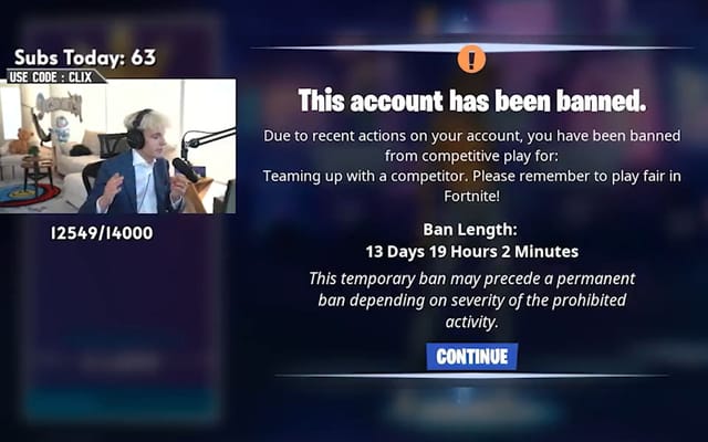 Twitch streamer Clix gets banned from Fortnite after seemingly "teaming ...