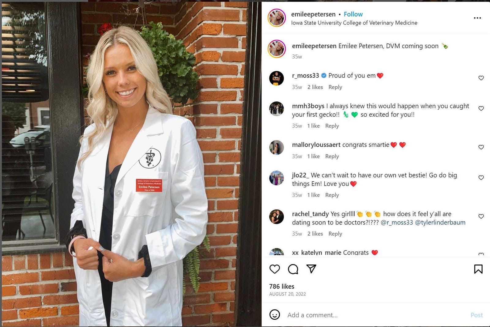 Who is Riley Moss's girlfriend Emilee Petersen? All you need to know ...