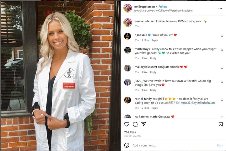 Who is Riley Moss's girlfriend Emilee Petersen? All you need to know ...