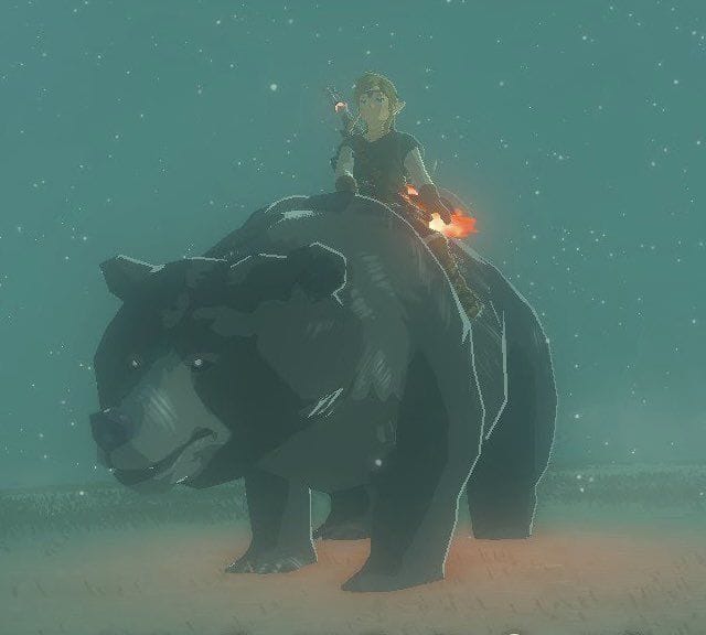 How to tame and ride a bear in The Legend of Zelda Tears of the Kingdom