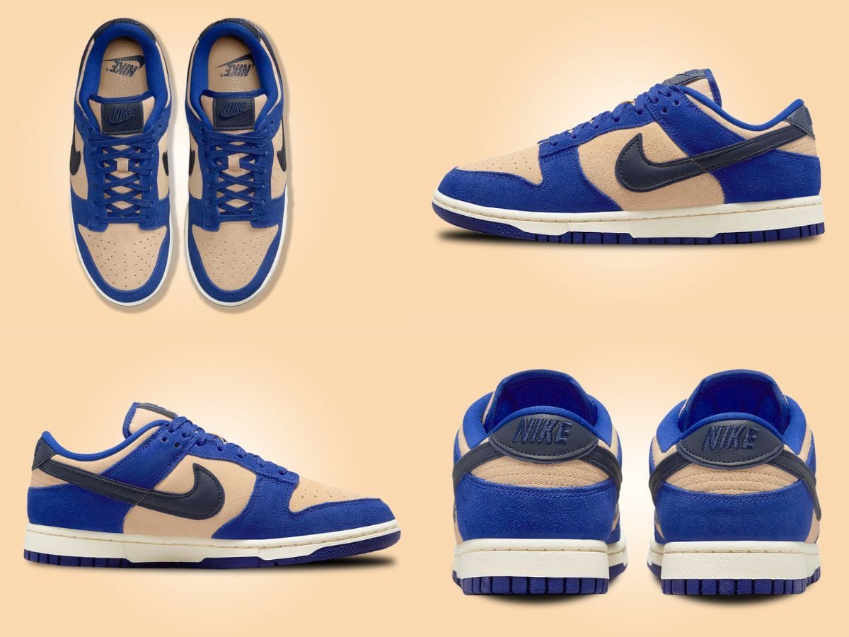 Blue Suede: Nike Dunk Low “Blue Suede” shoes: Where to get, release ...