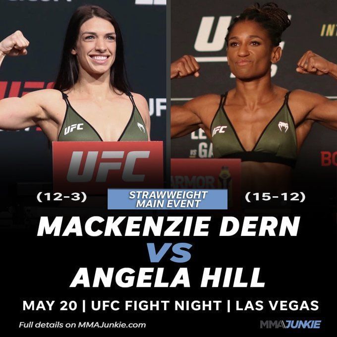 Mackenzie Dern vs. Angela Hill: UFC Charlotte loses Mackenzie Dern vs ...