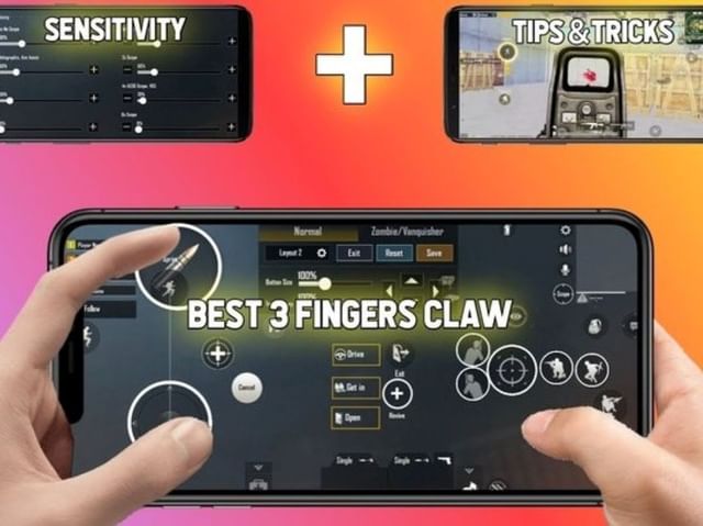 BGMI best 3-finger claw control layout and sensitivity settings