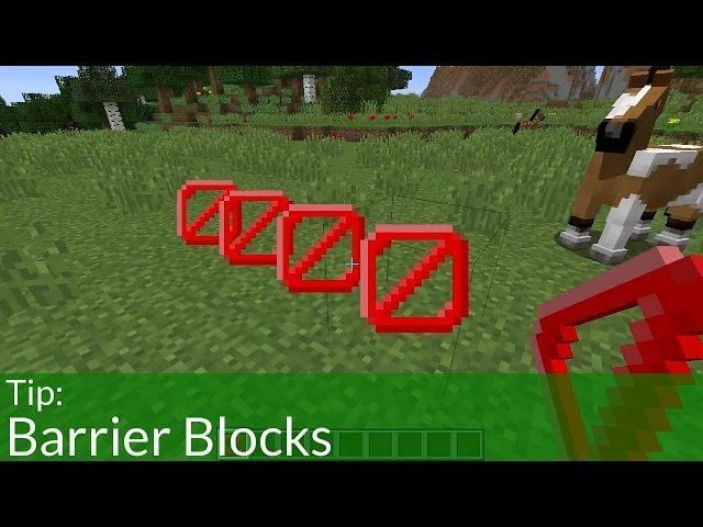 Barrier Blocks in Minecraft