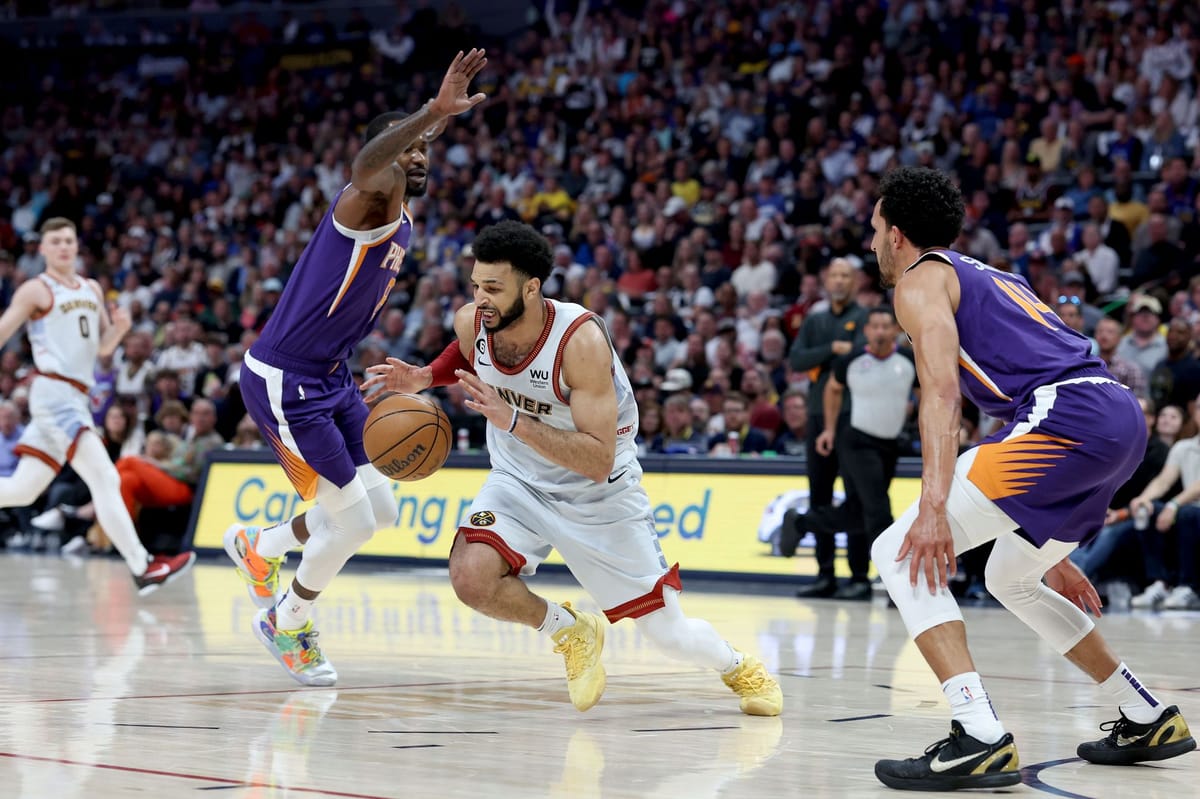Watch - Kevin Durant meets Jamal Murray at the summit and sends it back