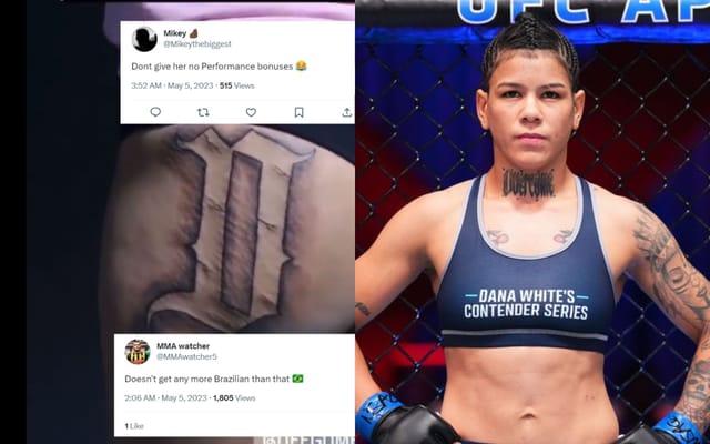 UFC fighter tattoo: MMA Twitter floods with memes as female UFC fighter ...