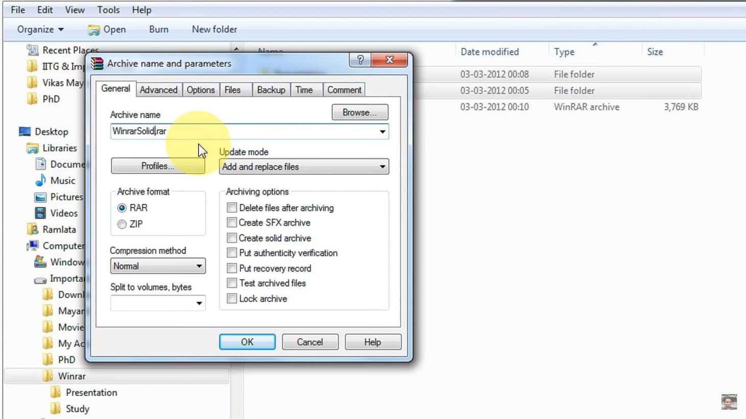 What is WinRAR’s Solid Archive feature, and how do you use it?