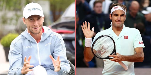 "We all miss Roger Federer on tour" - Casper Ruud recalls facing Roger ...