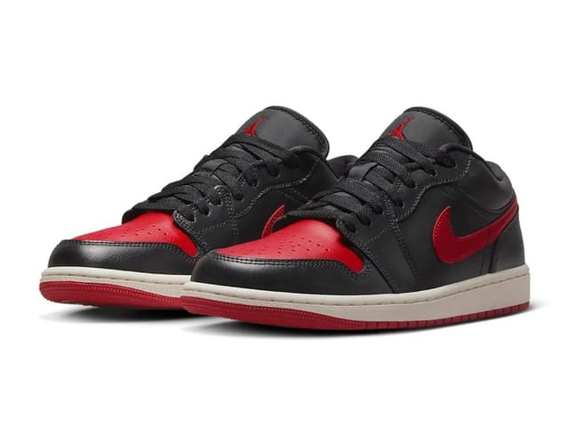 Nike Air Jordan 1 Low "Bred Sail" sneakers: Restock and more details ...