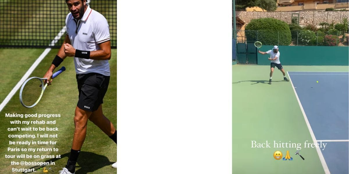 Matteo Berrettini and girlfriend Melissa Satta dazzle in all white at ...