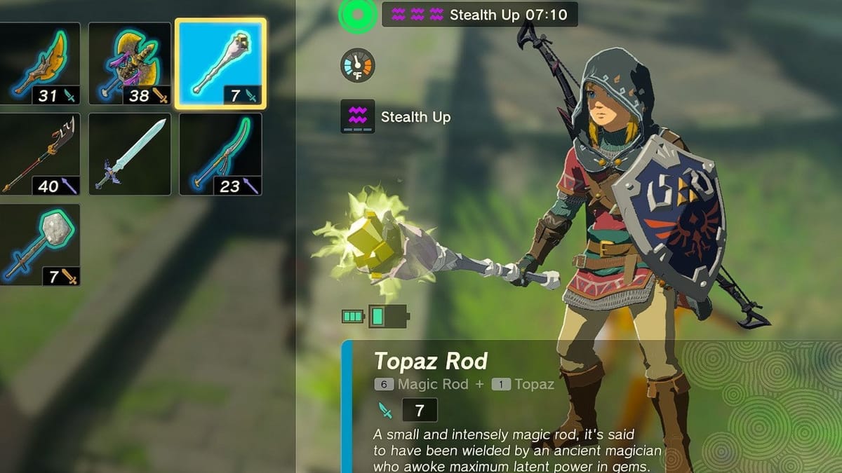 Where to find Topaz in The Legend of Zelda Tears of the Kingdom