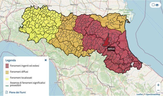 F1 Imola GP under serious doubts after regional weather service issue ...