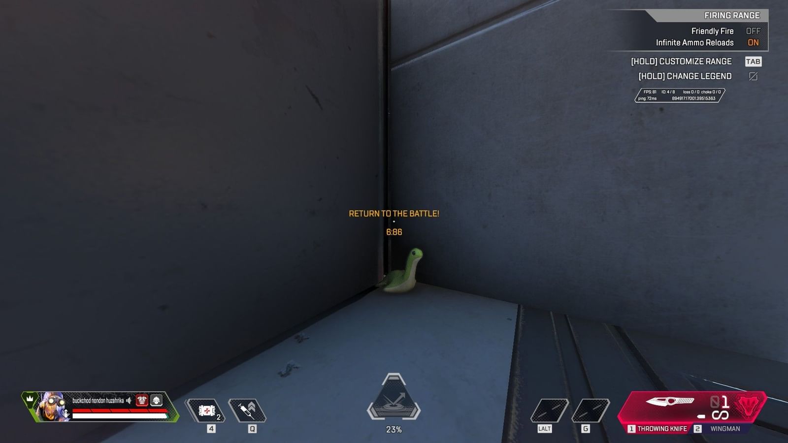 Where to find all hidden Nessies in the Firing Range in Apex Legends Season 17