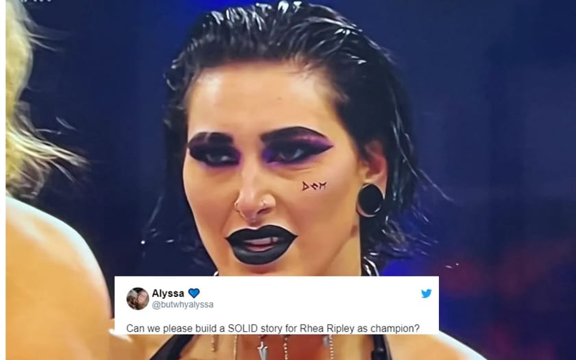 Twitter is angry and disappointed at 23-year veteran being Rhea Ripley ...