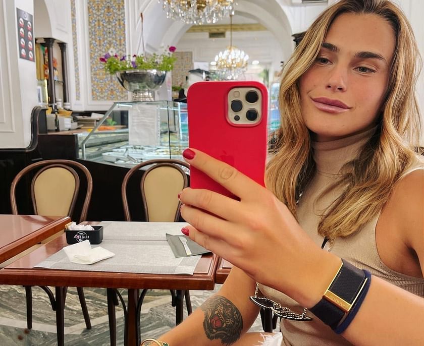 What Is The Tattoo On Aryna Sabalenkas Arm