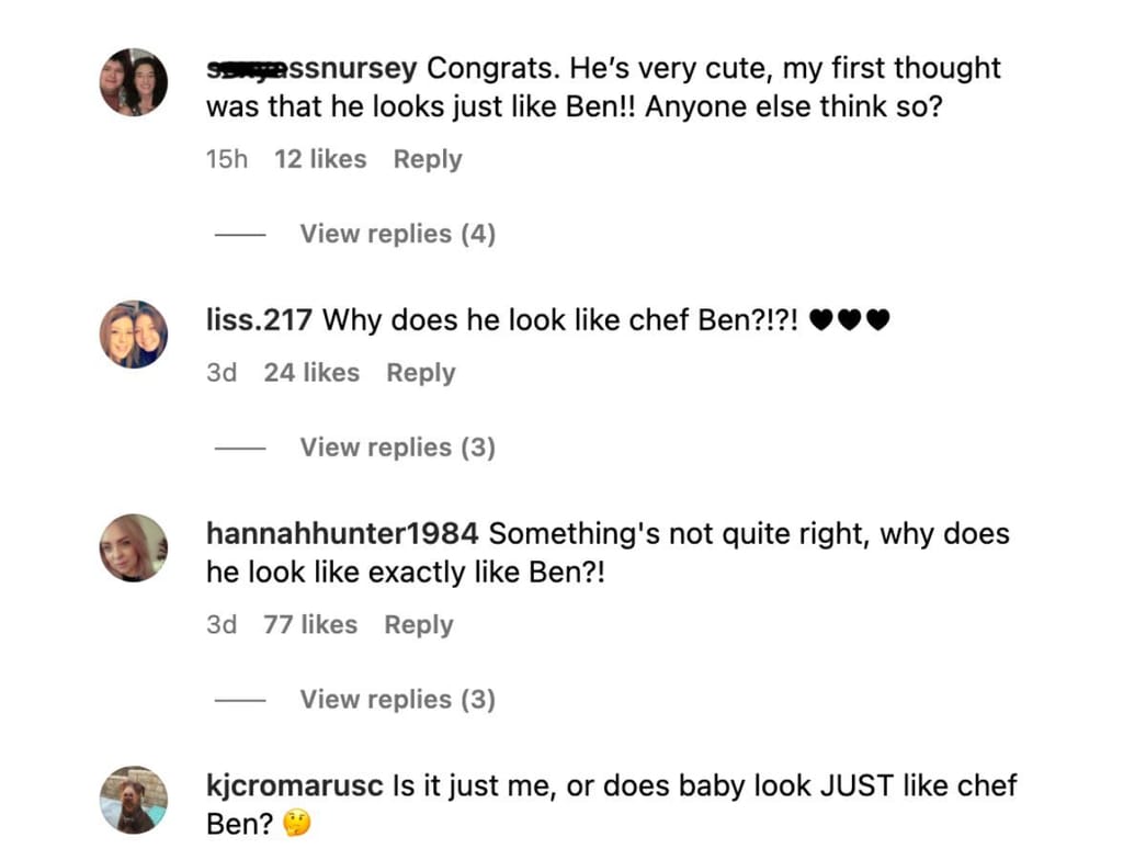Fact Check: Is chef Ben Robinson father of Kate Chastain's newborn ...