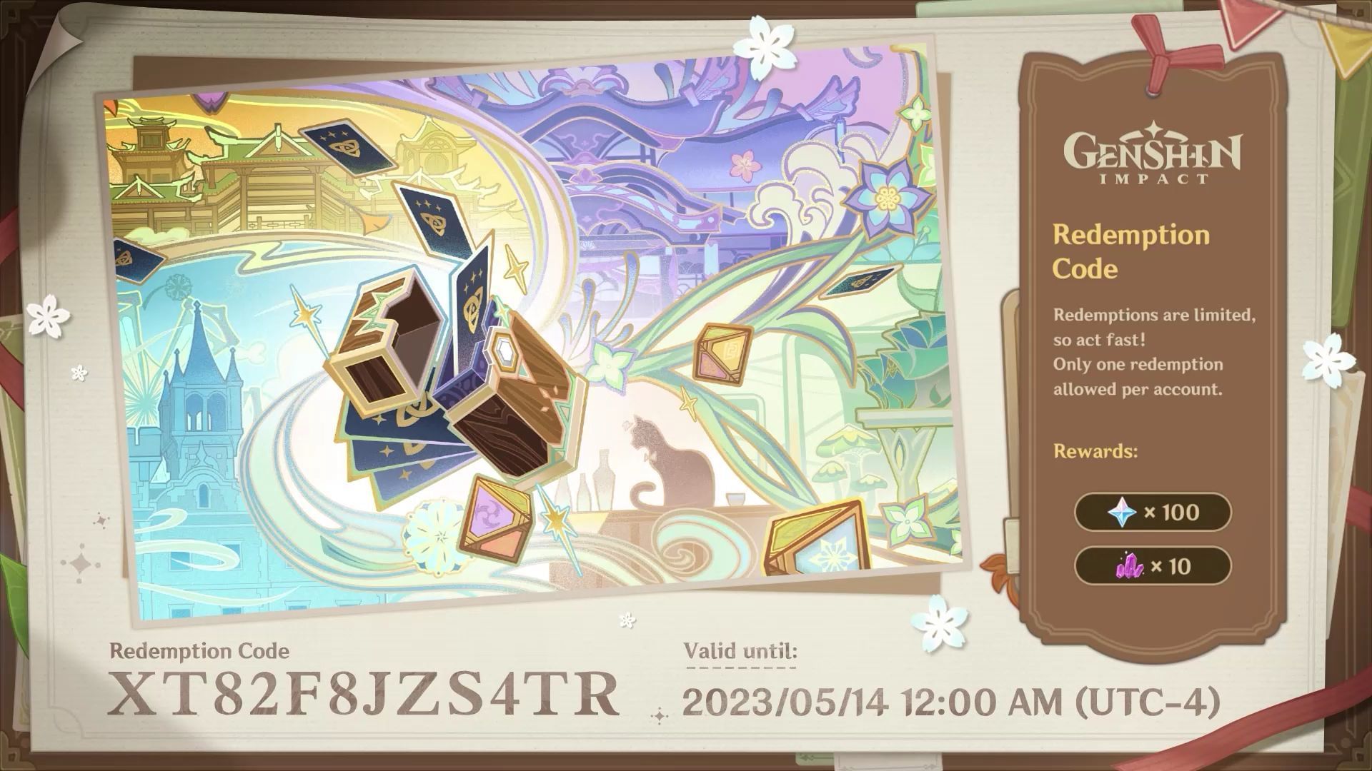 How to redeem Genshin Impact codes in May 2023: Free 300 Primogems guide