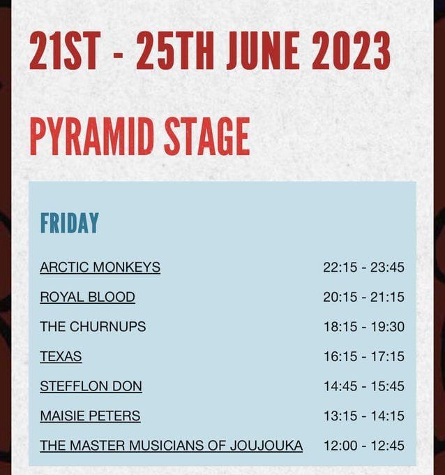 “Who are The Churnups?:” The mystery band on Glastonbury Festival 2023 ...