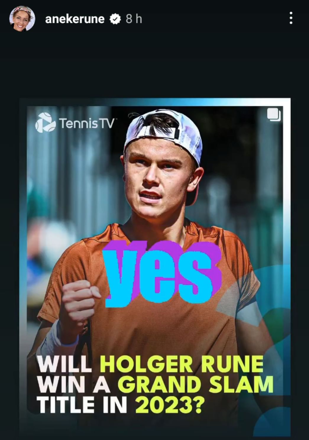 Holger Rune's mother Aneke confident of him winning his maiden Grand Slam title this year